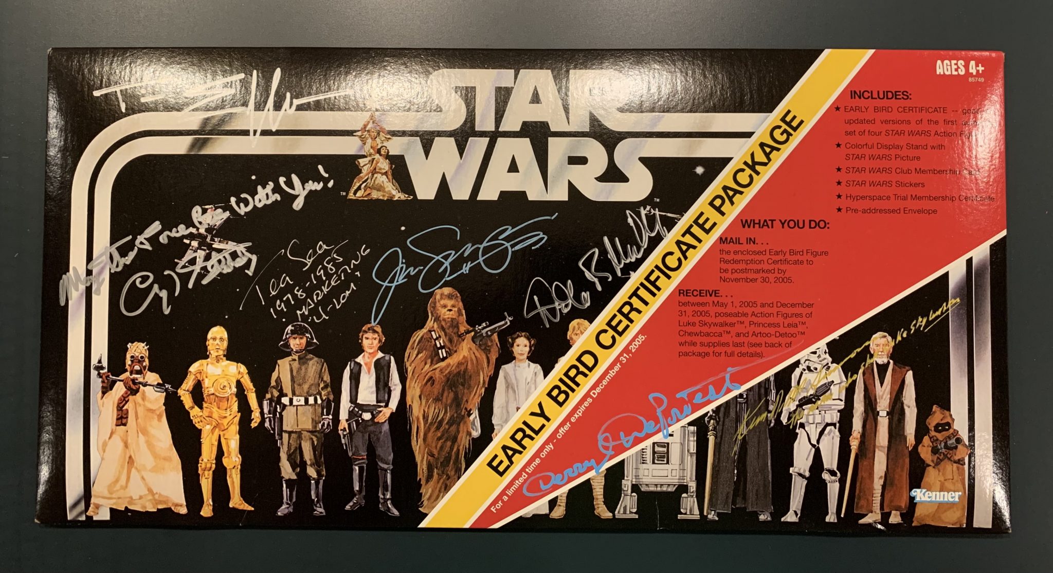 GASWC Charity Raffle For Signed 2005 Early Bird Certificate Package ...