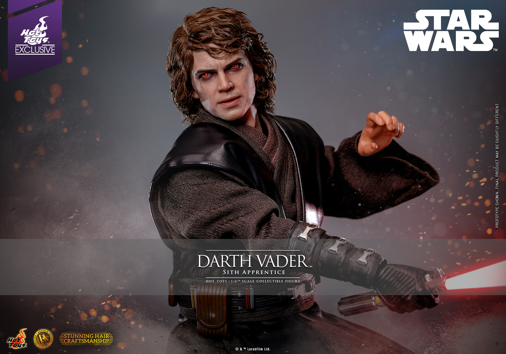 Hot Toys Darth Vader (Sith Apprentice) (Artisan Edition) (DX47AE) 1/6 ...
