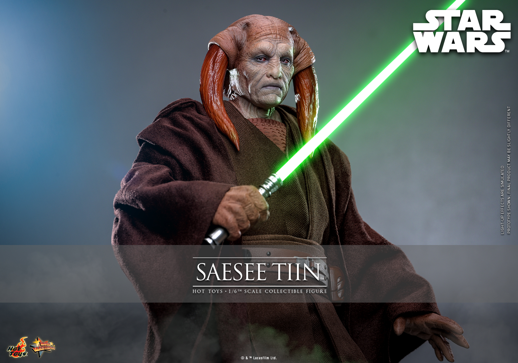 Hot Toys Revenge of the Sith Saesee Tiin (MMS820) 1/6 Scale Figure - Jedi Temple Archives
